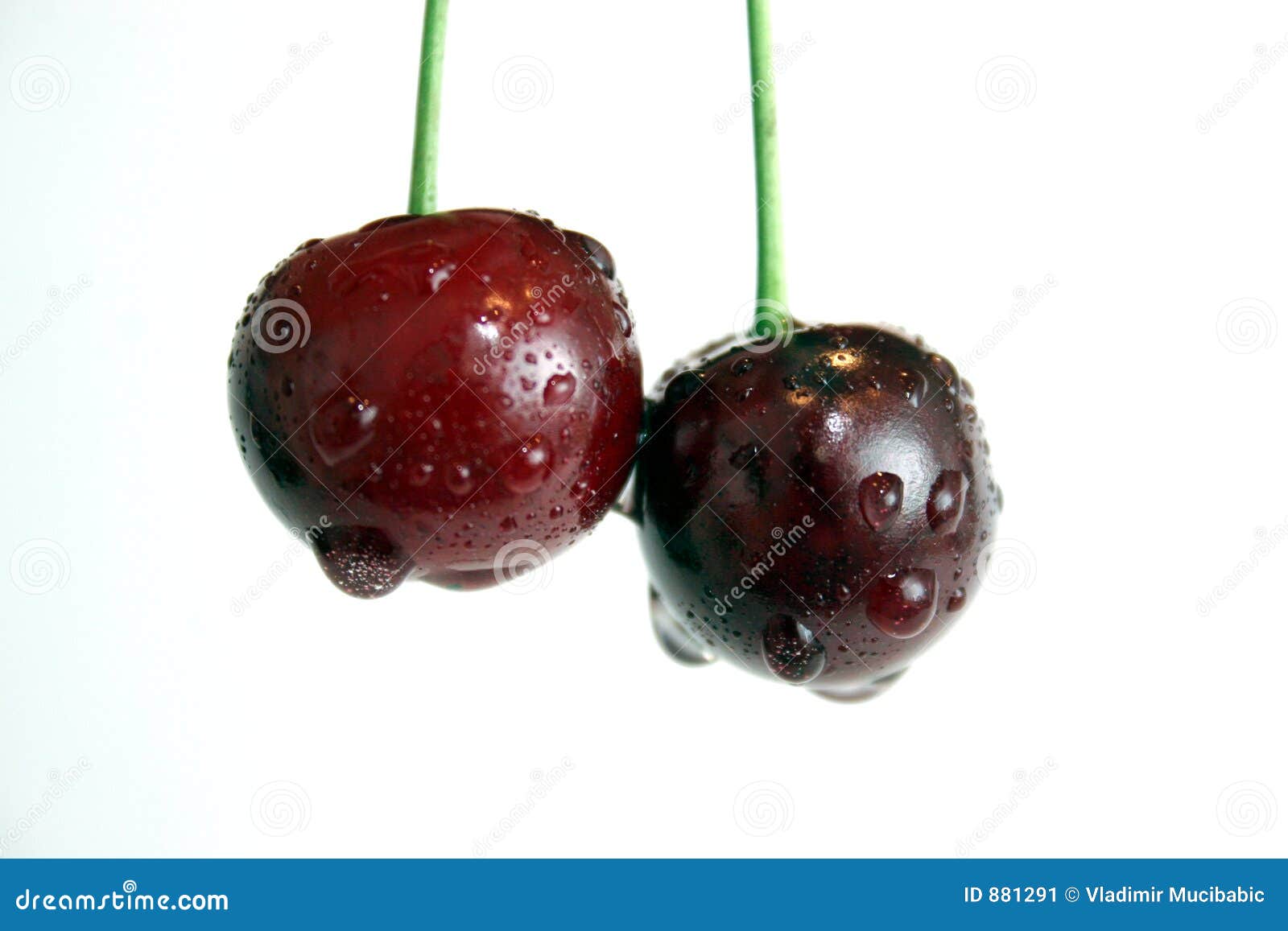 Two cherries stock image. Image of tasty, cherries, closeup - 881291