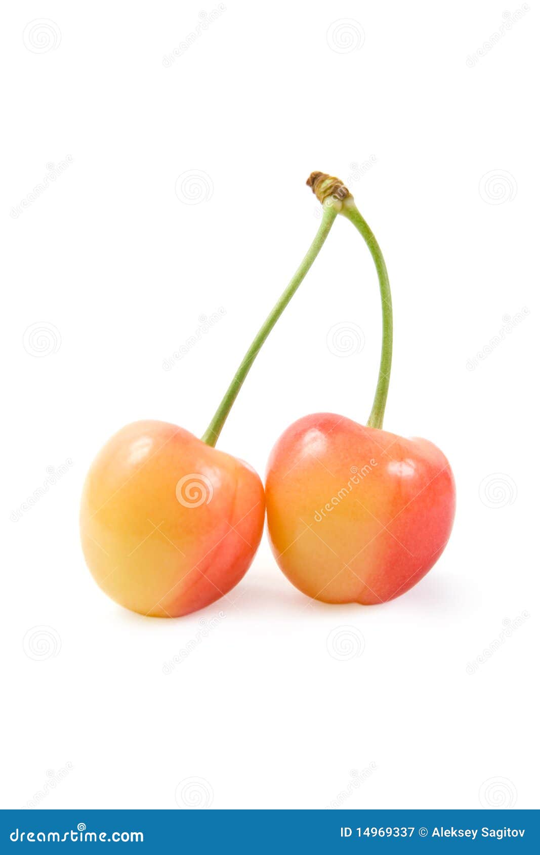 Two cherry fruit stock image. Image of food, healthy - 14969337