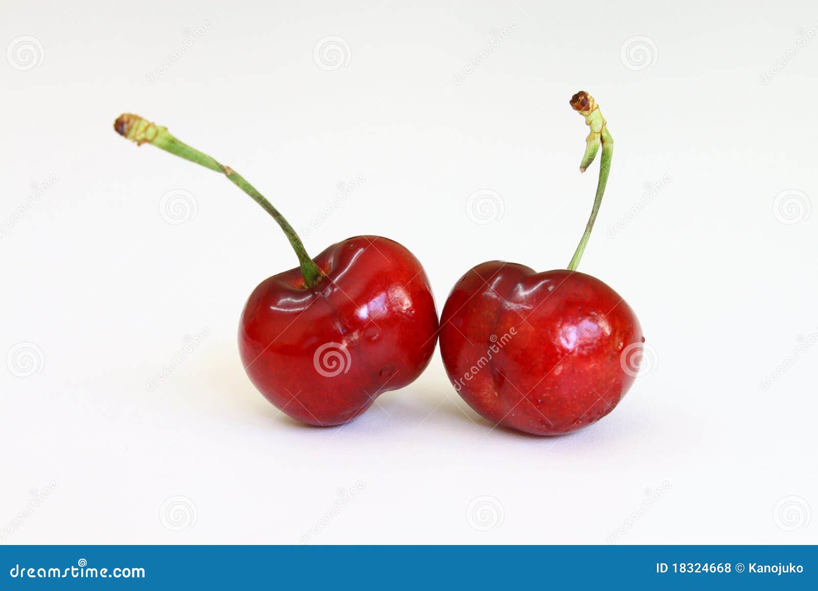 Two Chery stock photo. Image of fruit, action, juicy - 18324668