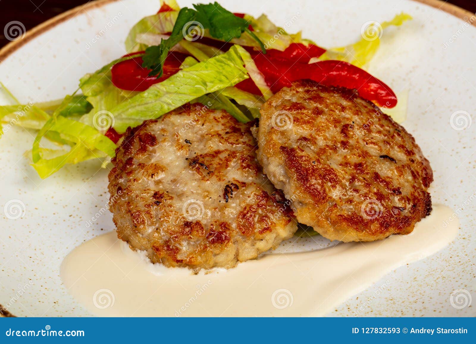 Two Chicken cutlet stock image. Image of fresh, chicken - 127832593