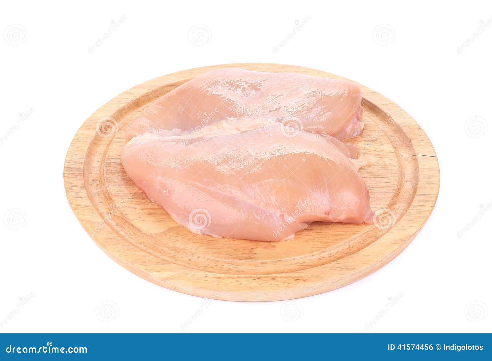 Two Chicken Fillets on Platter. Stock Photo - Image of protein ...