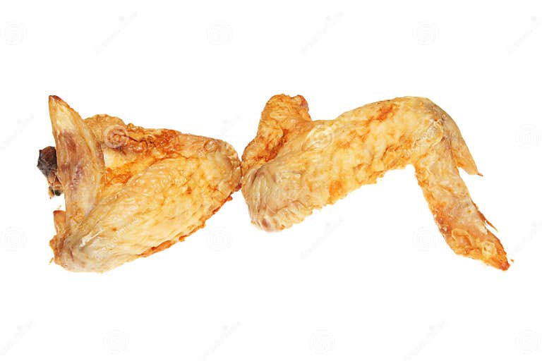 Two chicken wings stock photo. Image of food, isolated - 7001210
