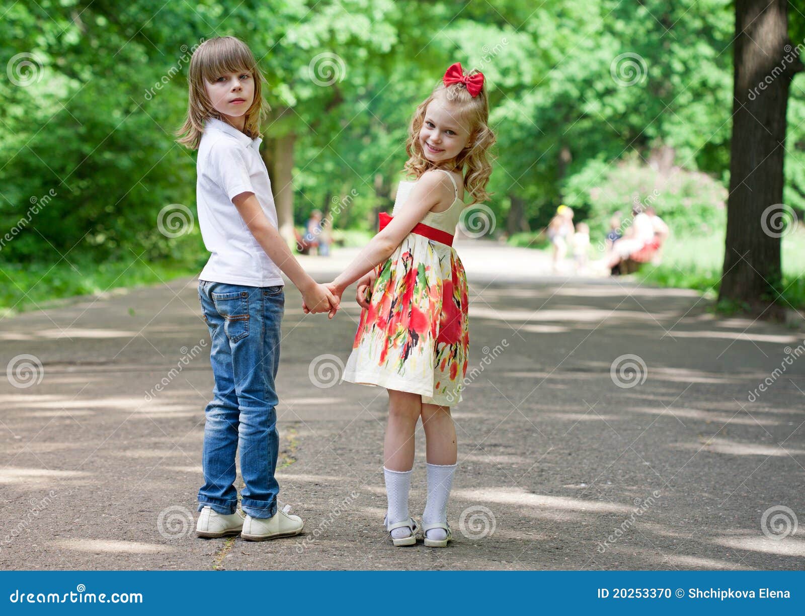 Two children stock photo. Image of friendship, love, summer - 20253370