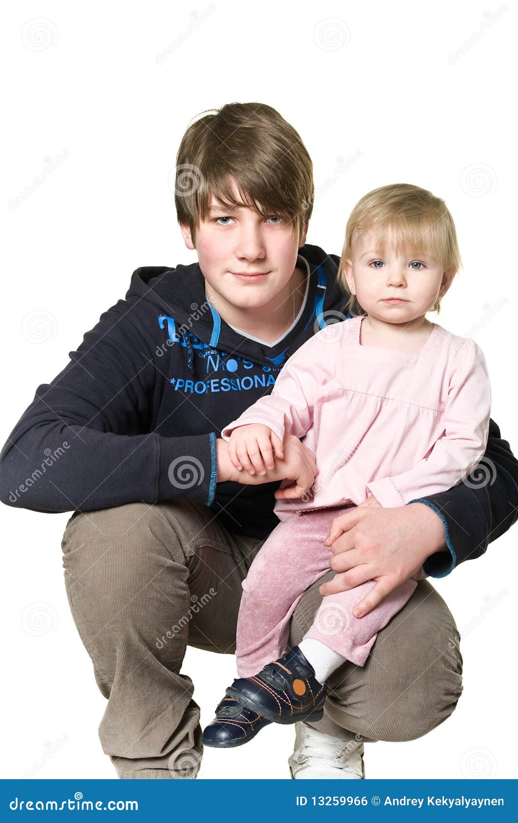 Two Children: Brother And Sister Together Stock Photography ...