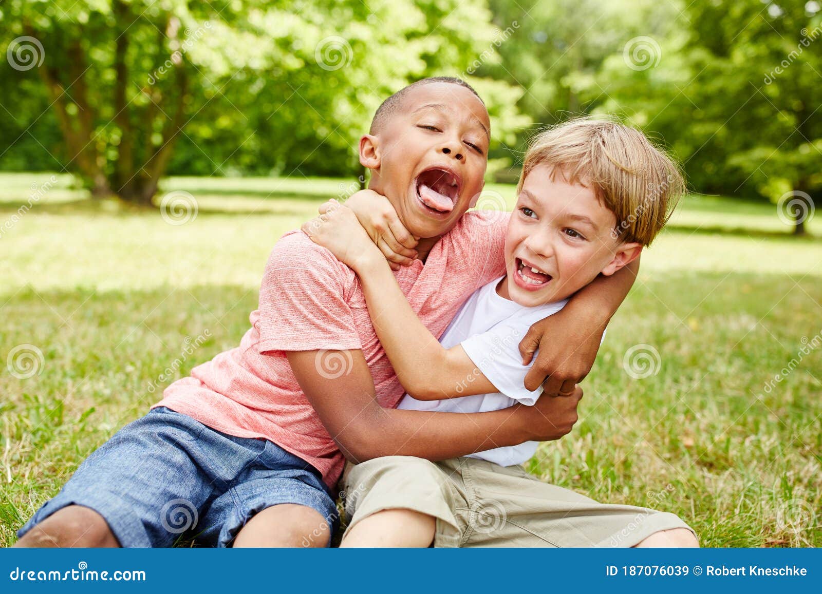 Two Kids Fighting