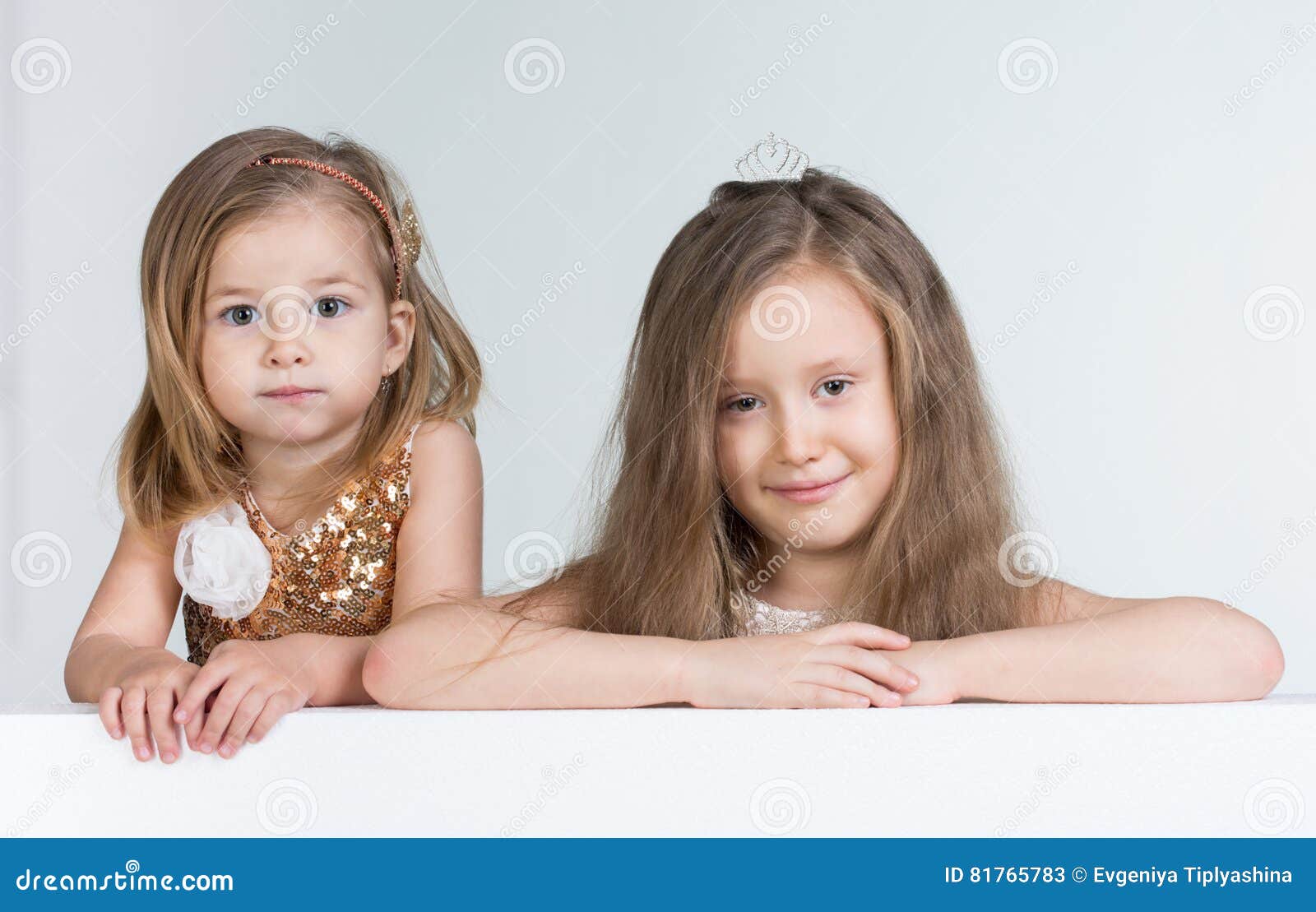 Two Children Girls stock image. Image of caucasian, sitting - 81765783