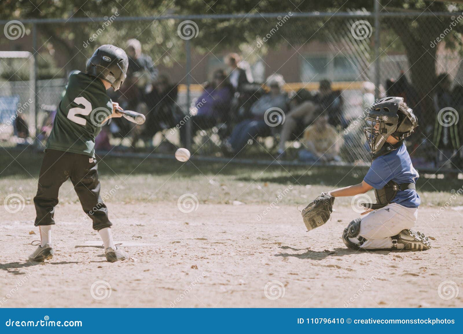 Free Public Domain CC0 Image: Two Children Playing Baseball Picture ...