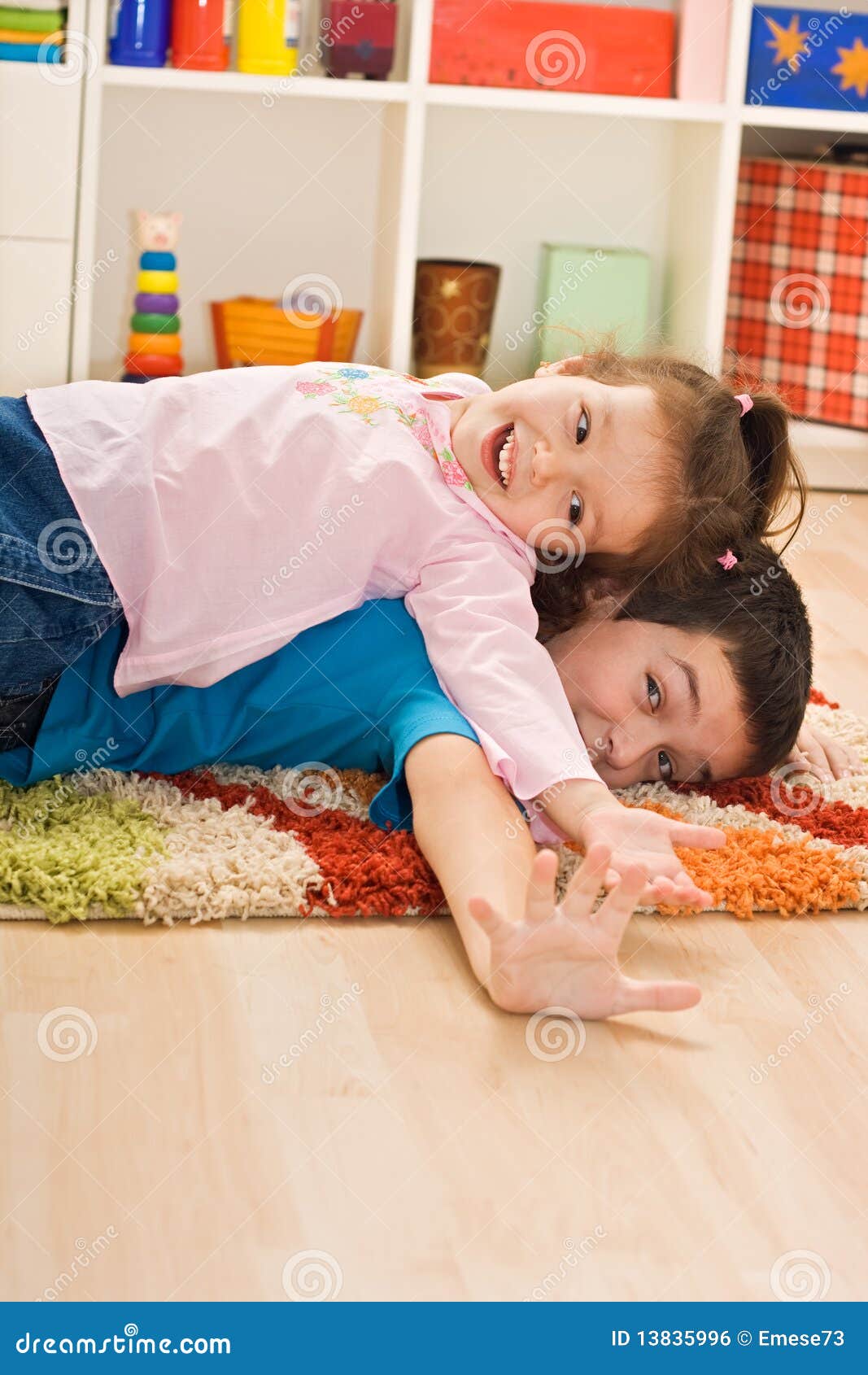 Two children resting stock photo. Image of beautiful - 13835996