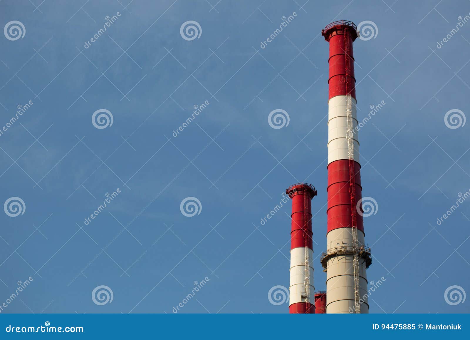 Two Chimneys stock image. Image of smoke, york, blue - 94475885