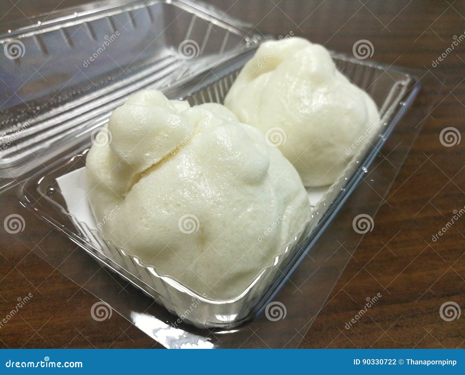Two Chinese bun stock photo. Image of steamed, taiwan - 90330722