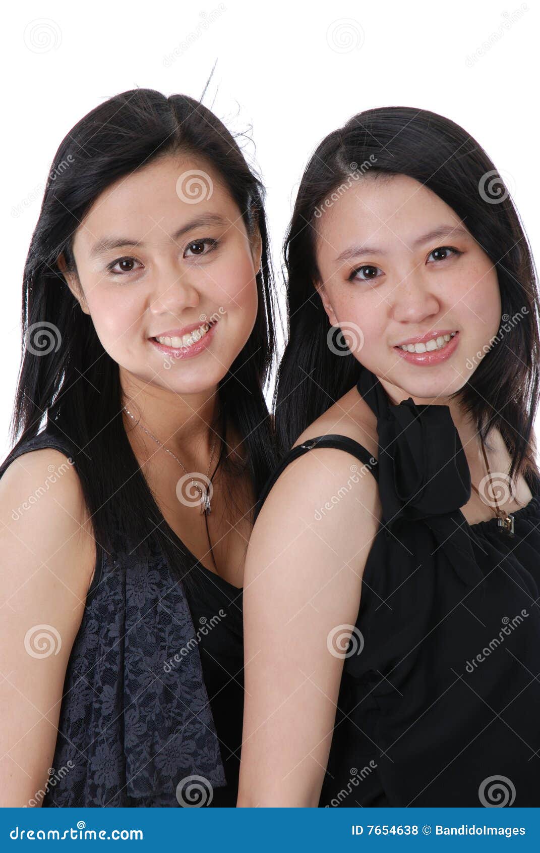 Two chinese friends stock photo. Image of human, fashion - 7654638