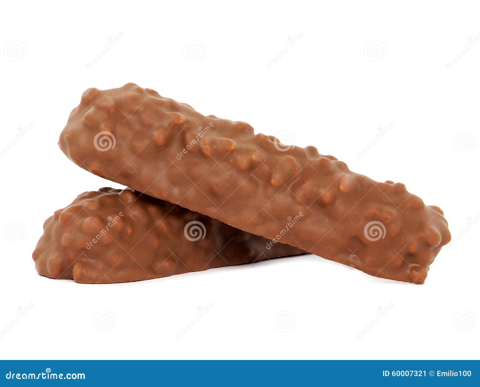 Two chocolate bars stock image. Image of nutritious, sugar - 60007321