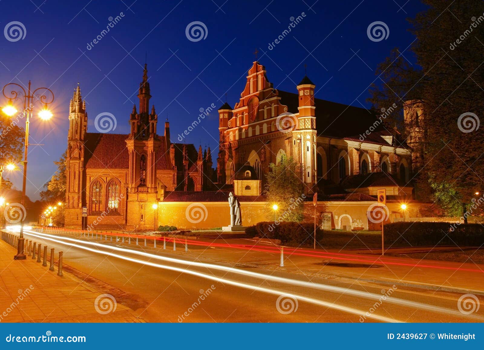 Two Churches stock image. Image of belfry, europe, pointed - 2439627