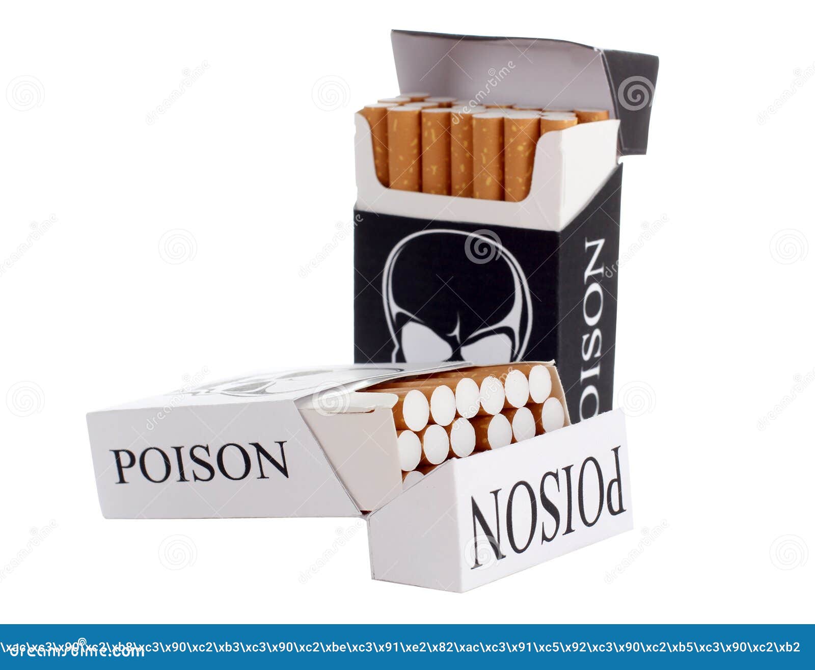 Two cigarette packs stock image. Image of risk, danger - 21366573
