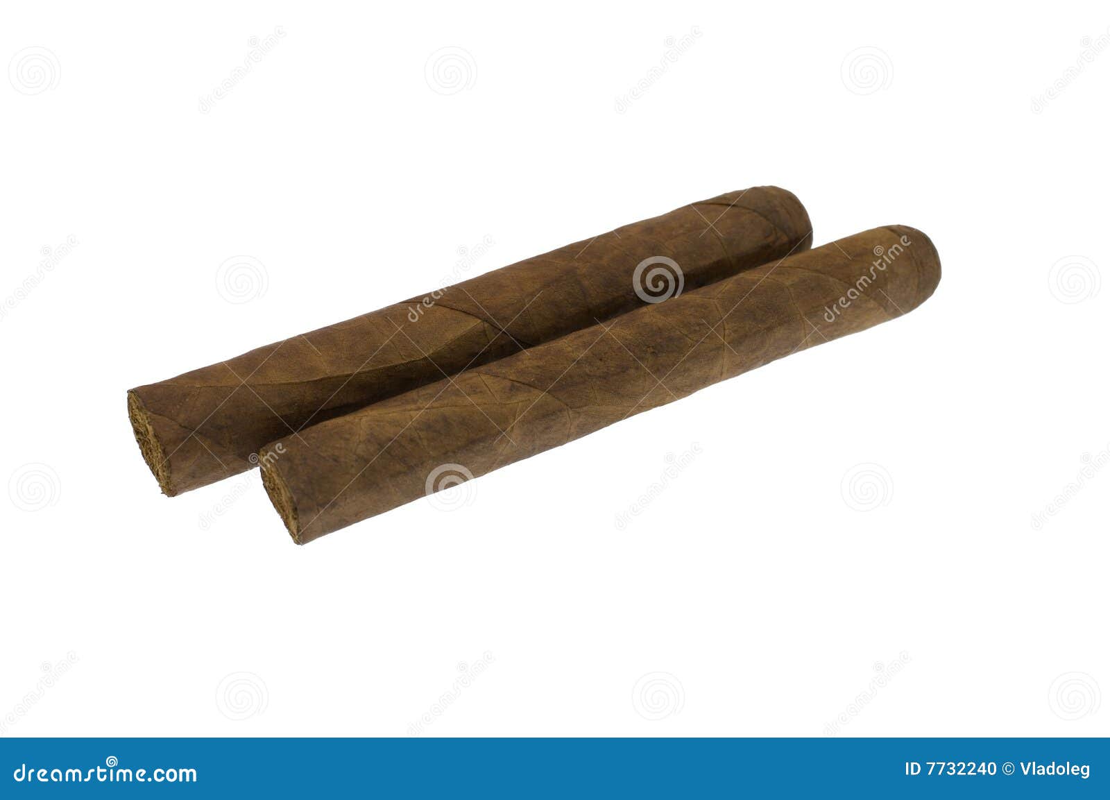 Two cigars stock photo. Image of tobbaco, brown, nicotine - 7732240
