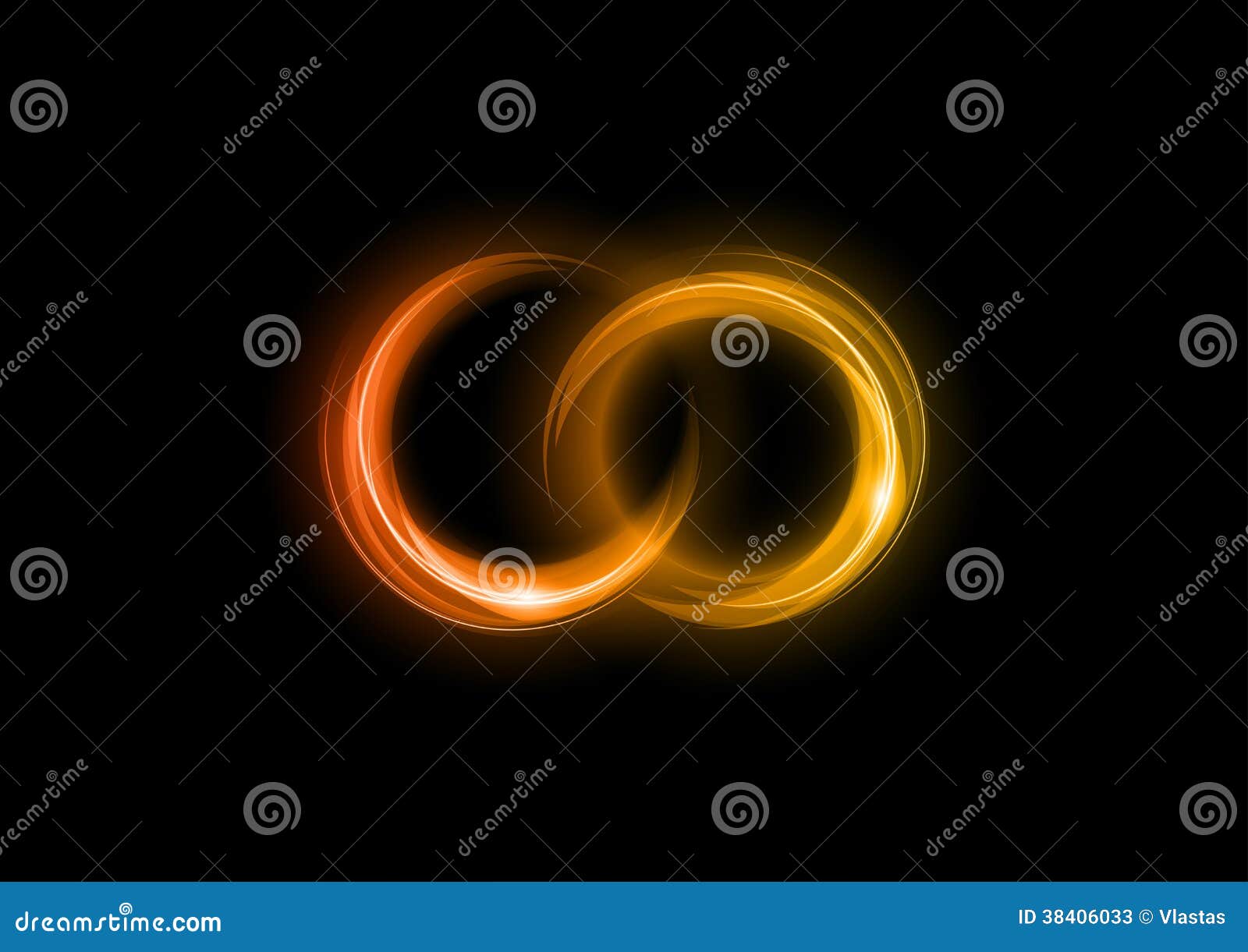 Two Circles stock illustration. Illustration of creative - 38406033