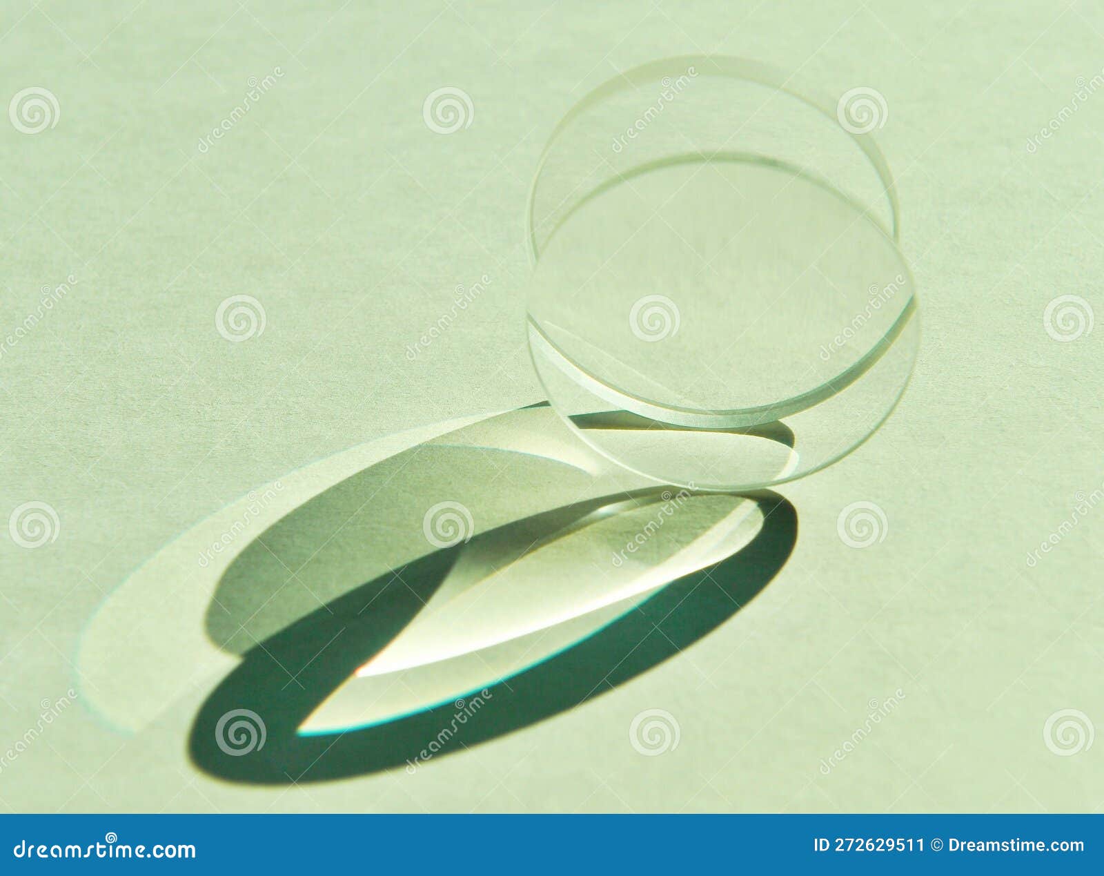 Two Convex Lens Create Refraction and Reflection of Natural Light ...