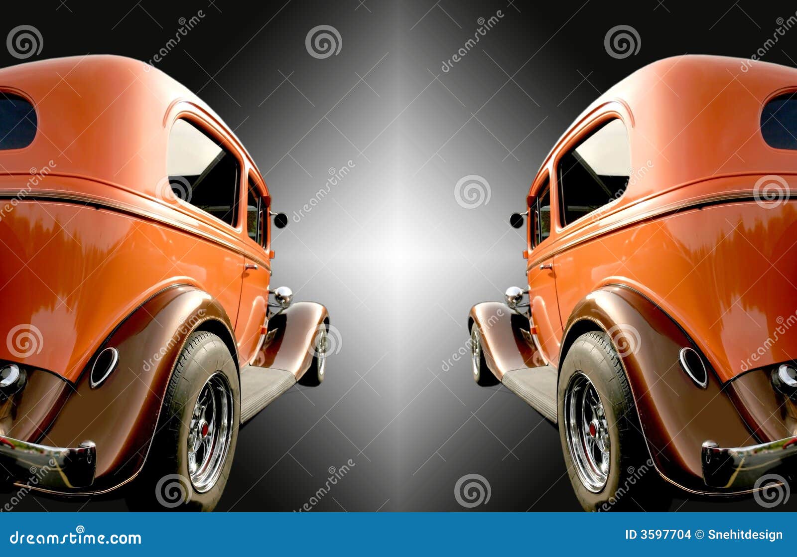 Two Classic Cars stock photo. Image of vintage, unique - 3597704