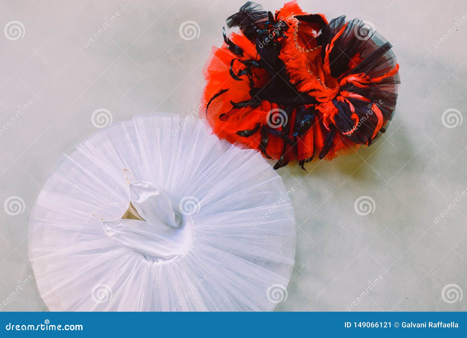 Two Classical Tutu Different in Style and Colors Stock Image - Image of ...