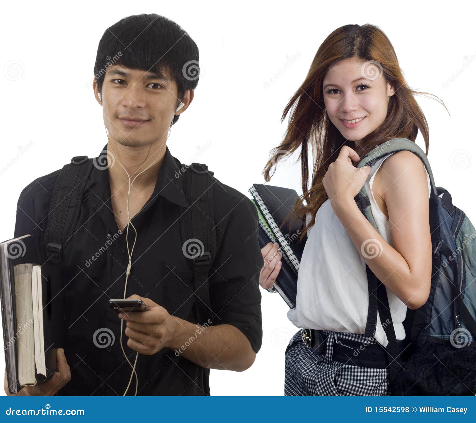 Two classmates stock photo. Image of girl, high, adorable - 15542598