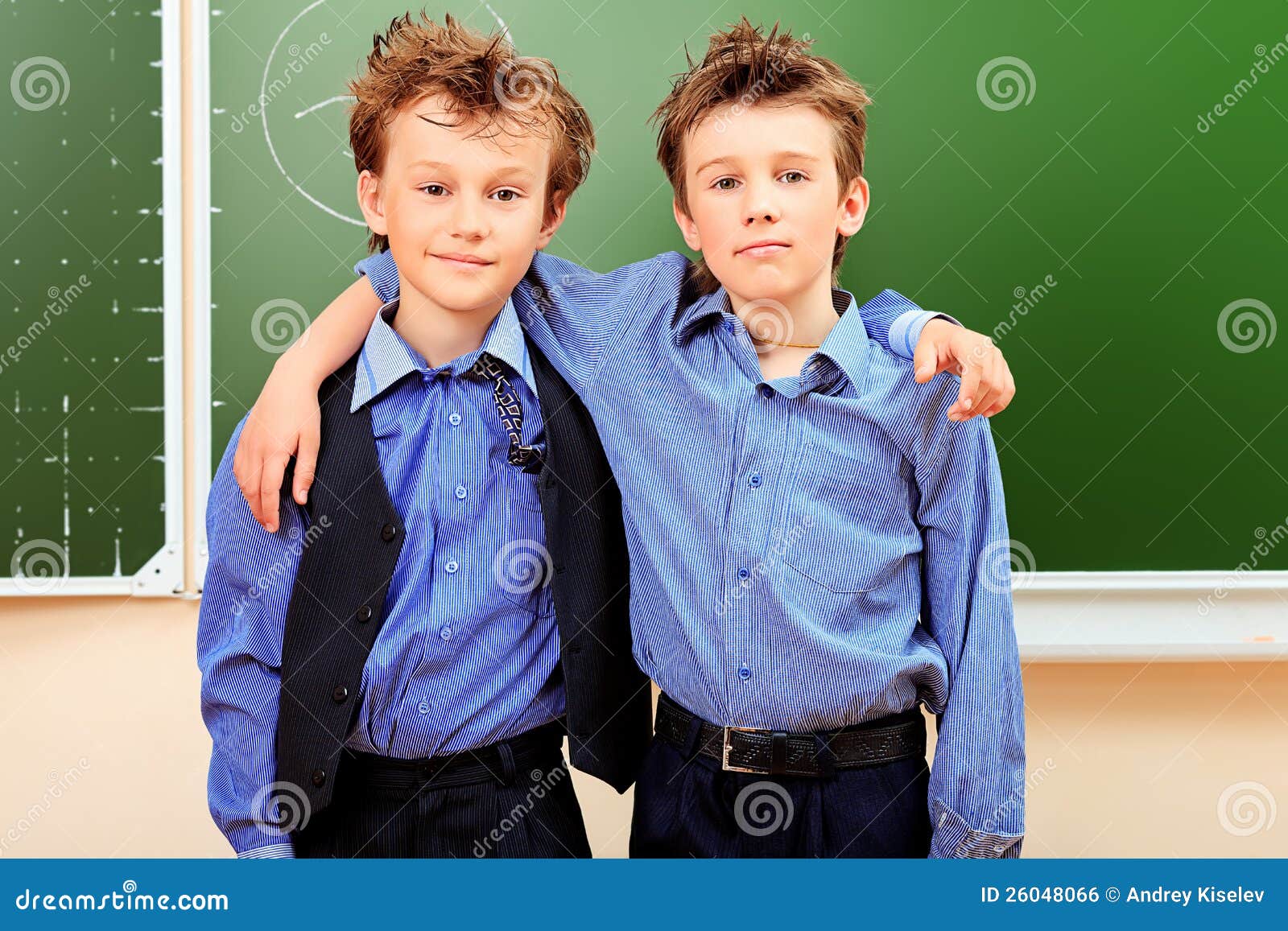Two classmates stock photo. Image of education, holiday - 26048066