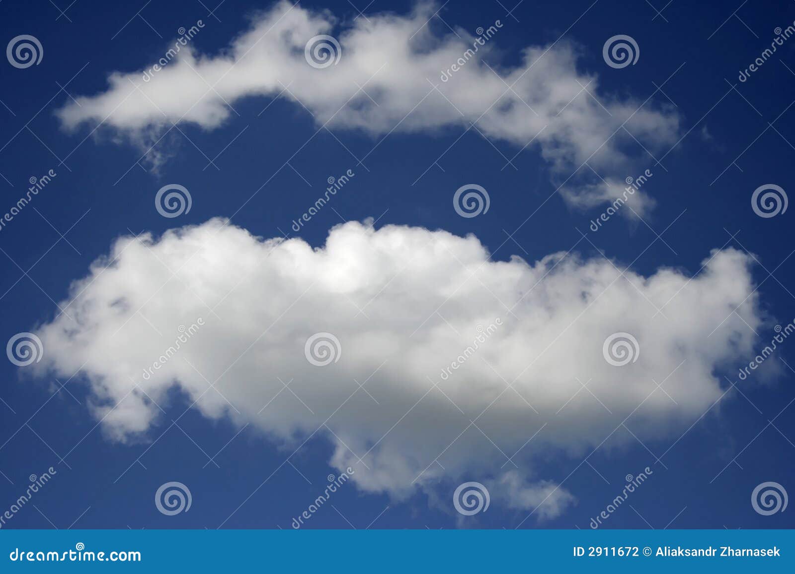 Two clouds stock photo. Image of neighbourhood, similarity - 2911672