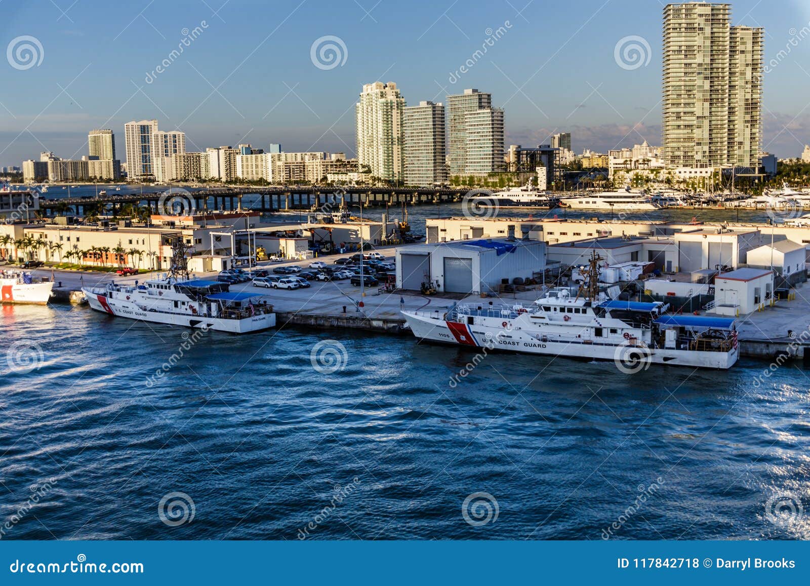 Two Coast Guard Boats in Miami Editorial Stock Photo - Image of miami ...