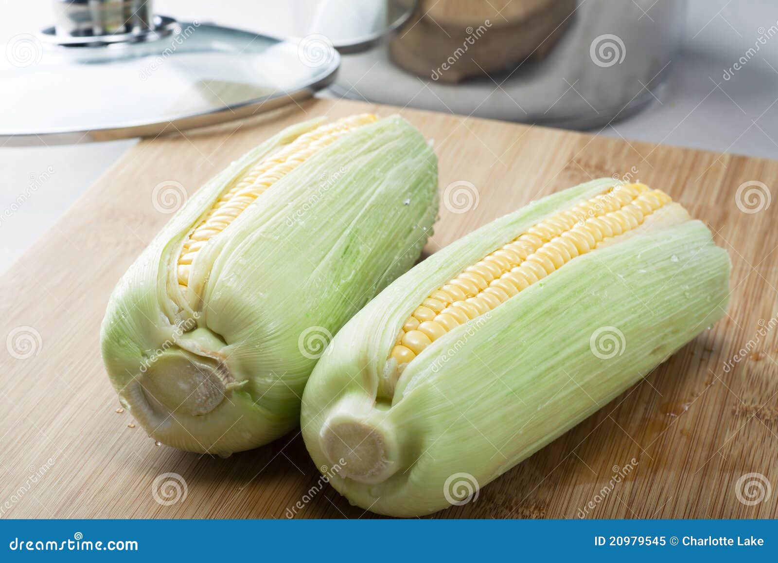 Two Cobs of Corn stock image. Image of food, corn, sweet - 20979545