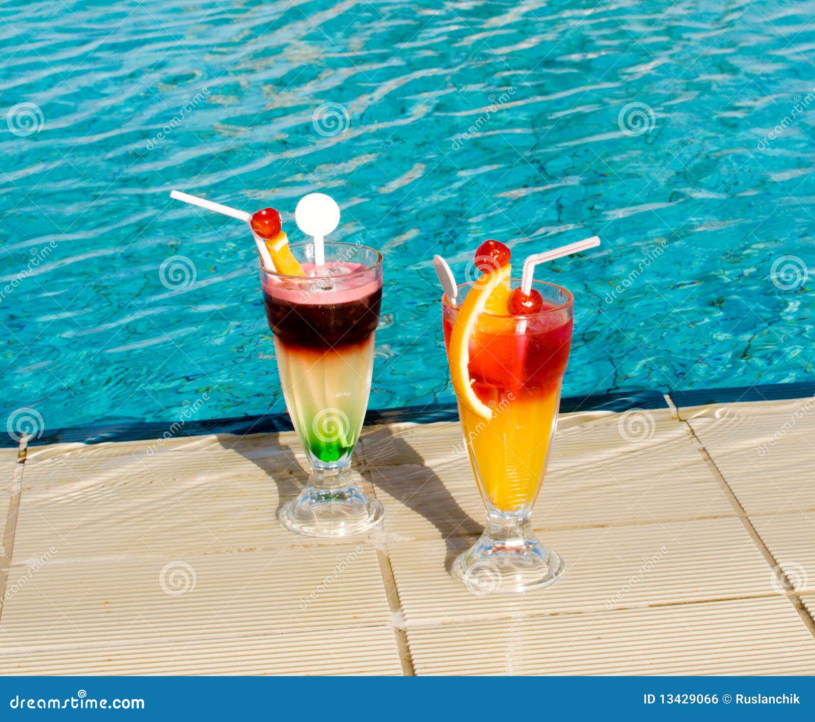 Two cocktails stock photo. Image of beverage, closeup - 13429066