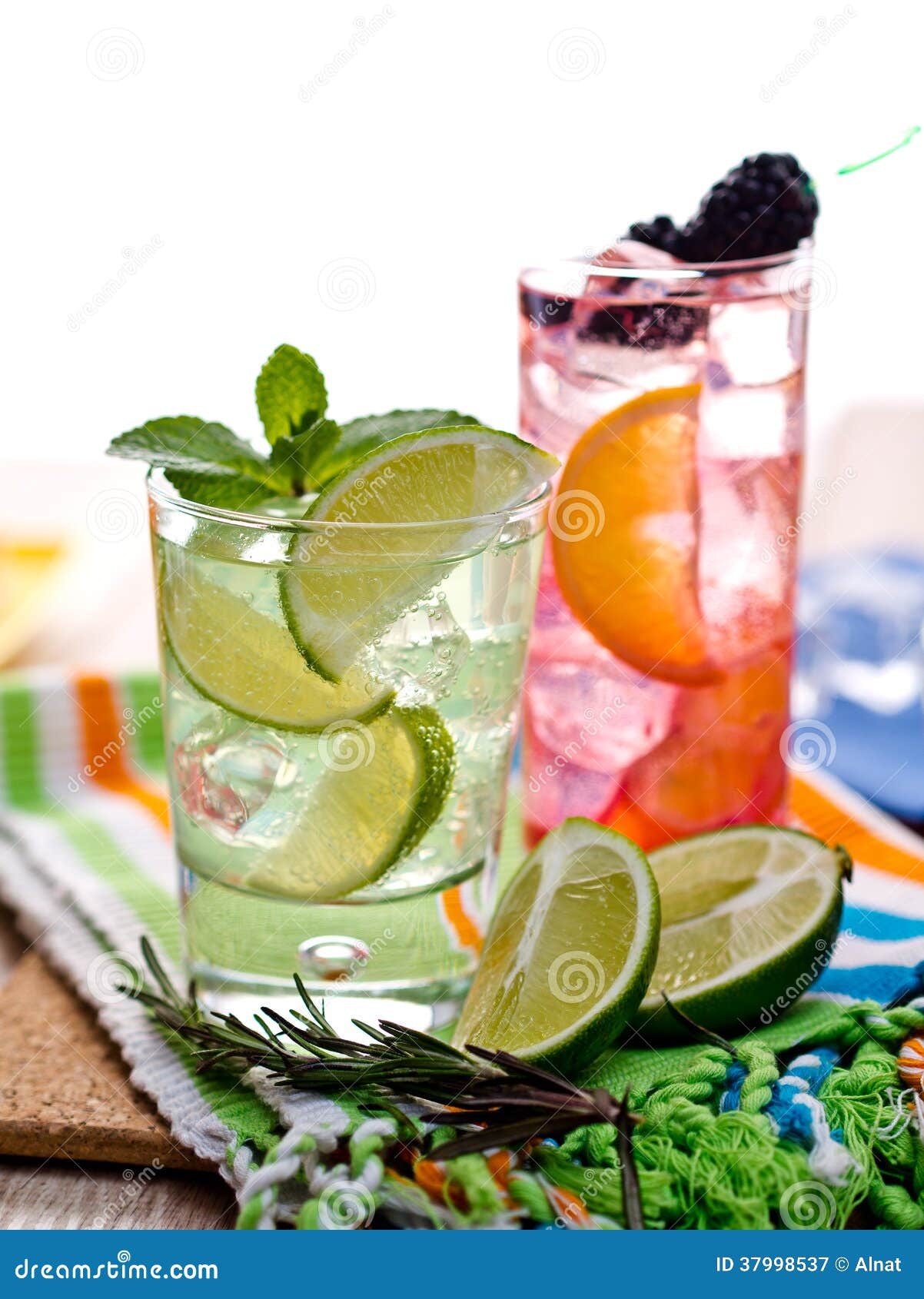Two cocktails stock image. Image of tequila, mojito, fresh - 37998537