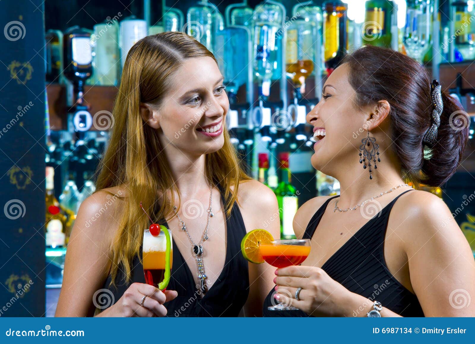 Two cocktails stock photo. Image of restaurant, nightclub - 6987134