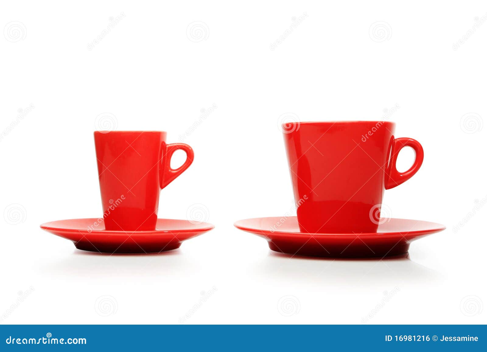 Two coffee cups stock photo. Image of white, isolated - 16981216