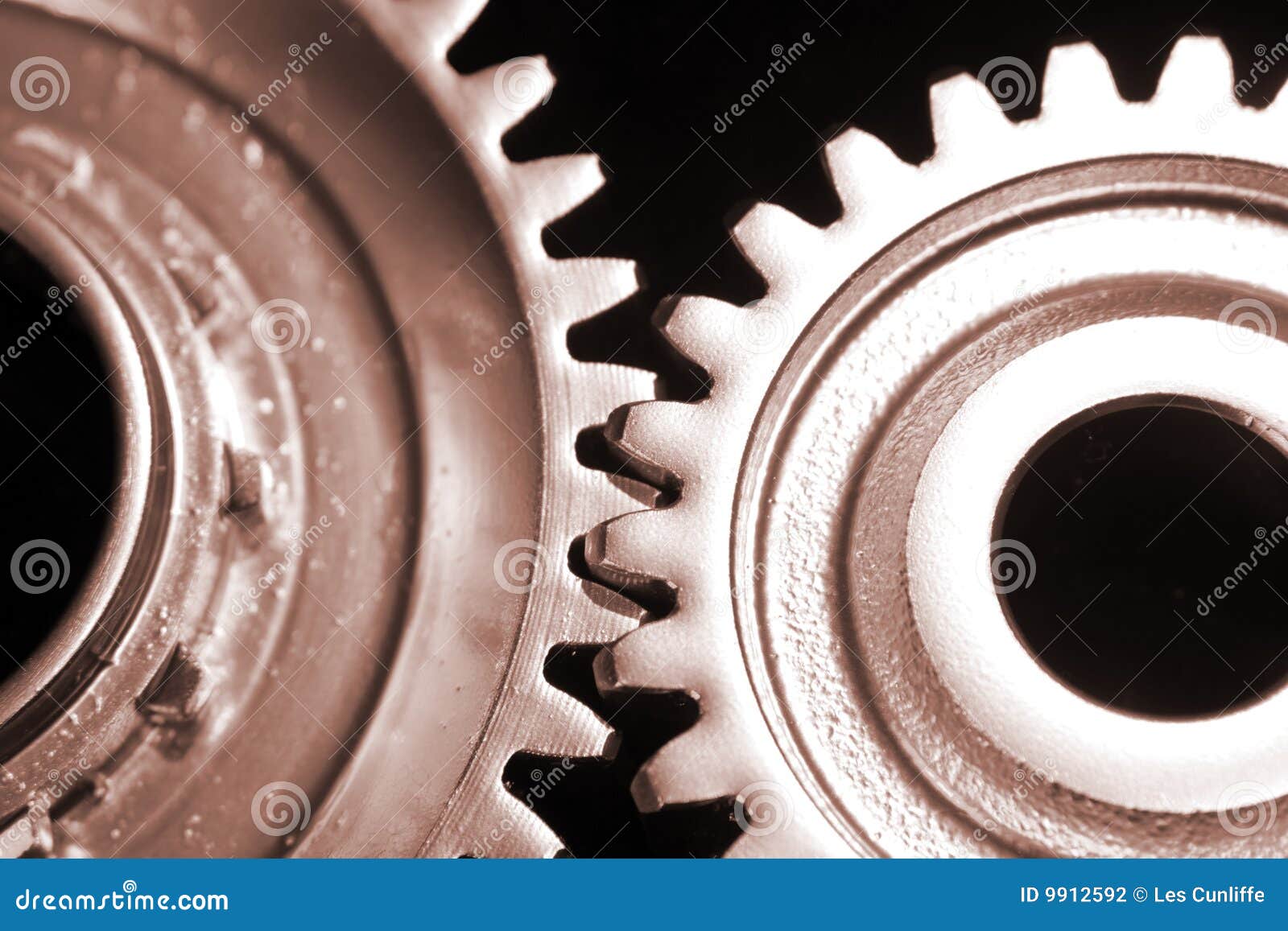 Two cogs stock photo. Image of engage, industrial, objects - 9912592