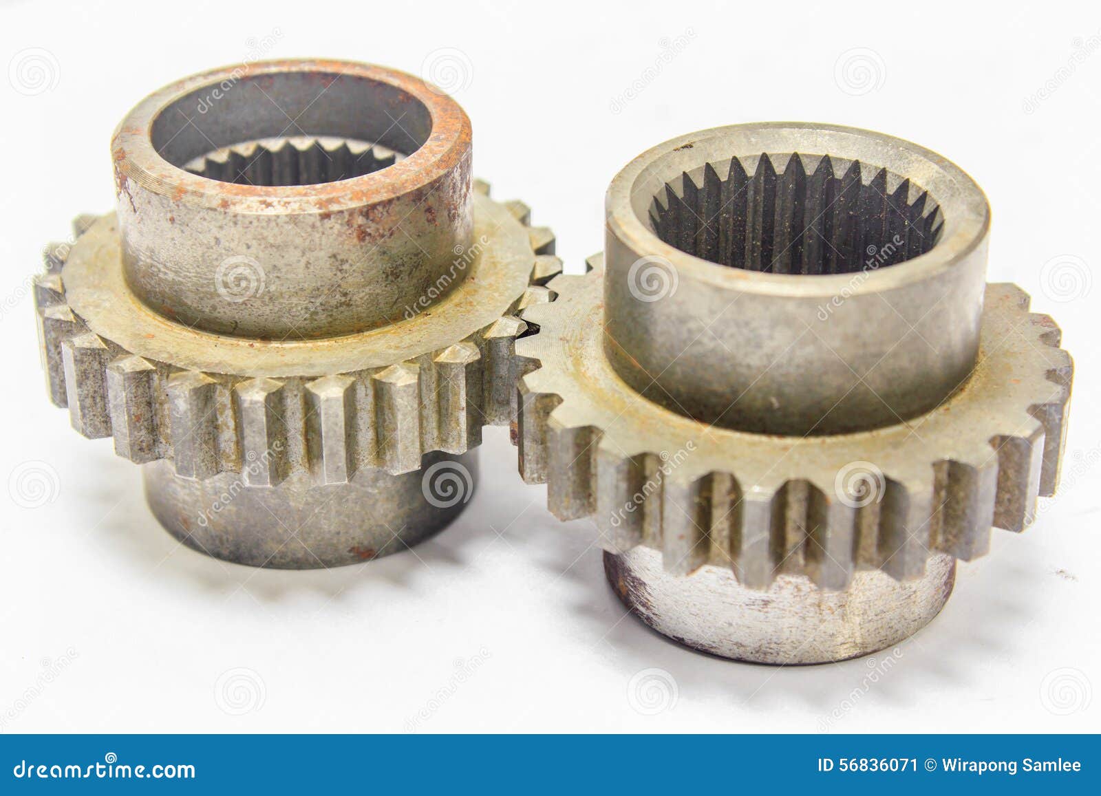 Two cogs gears stock image. Image of over, engage, meshing - 56836071