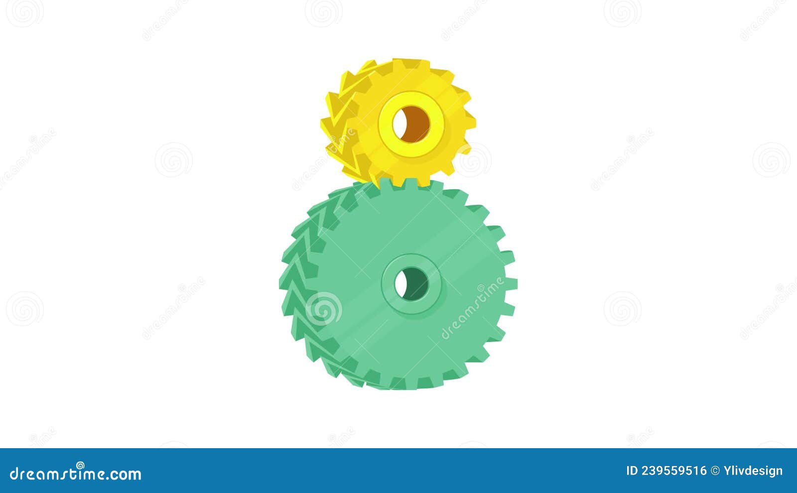 Two Cogs icon animation stock footage. Video of friction - 239559516