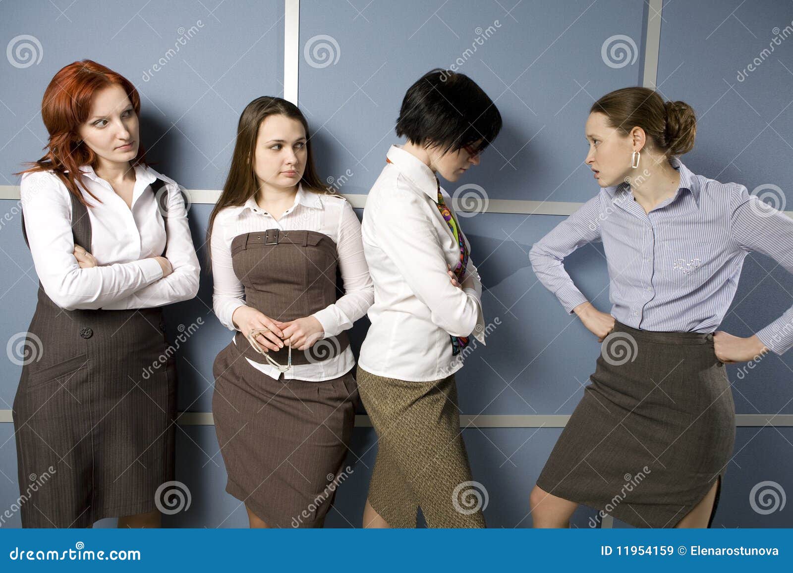 Two colleagues quarrel. stock image. Image of conflict - 11954159