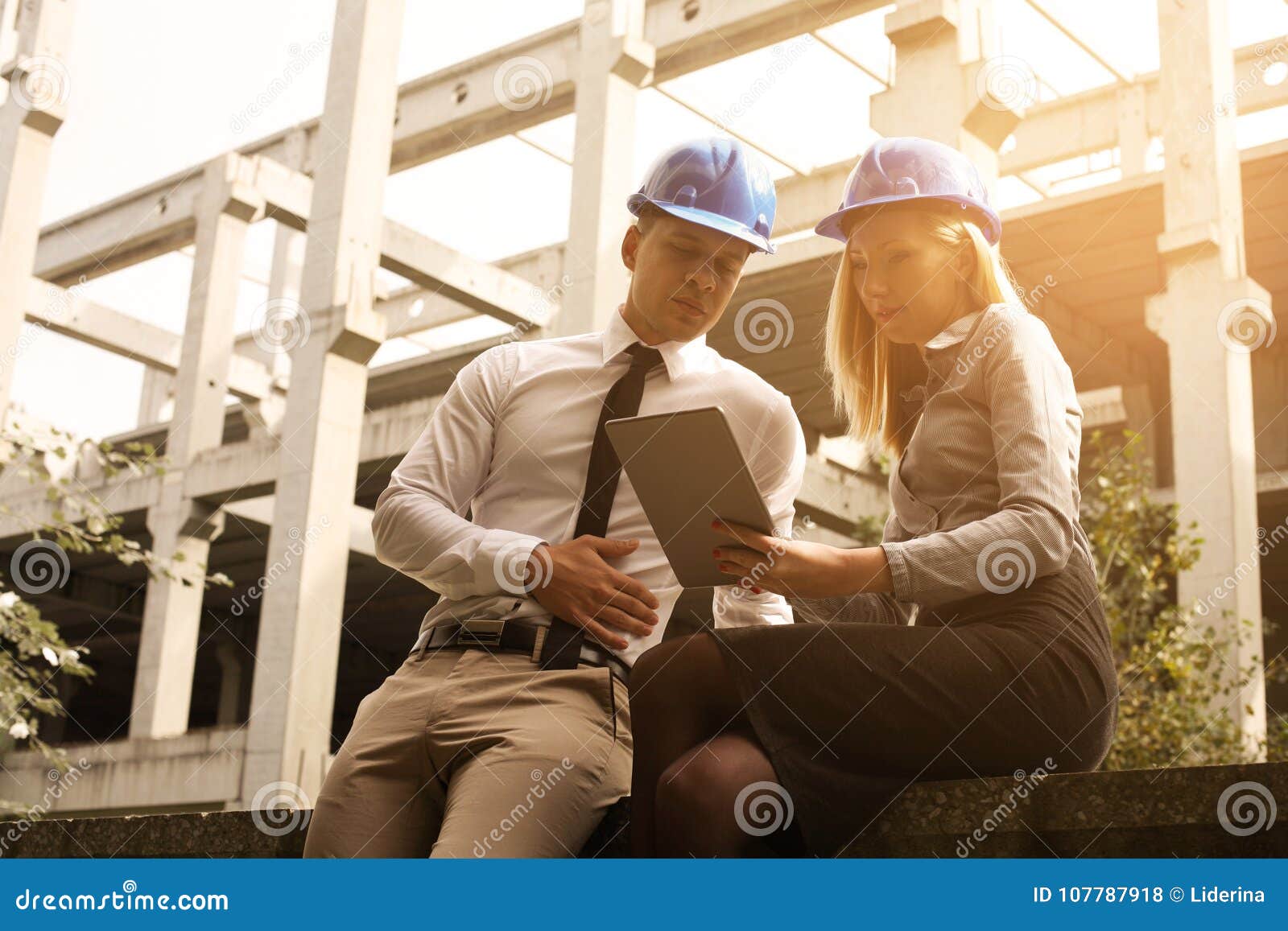 Two Colleagues in the Work. Stock Photo - Image of communication ...