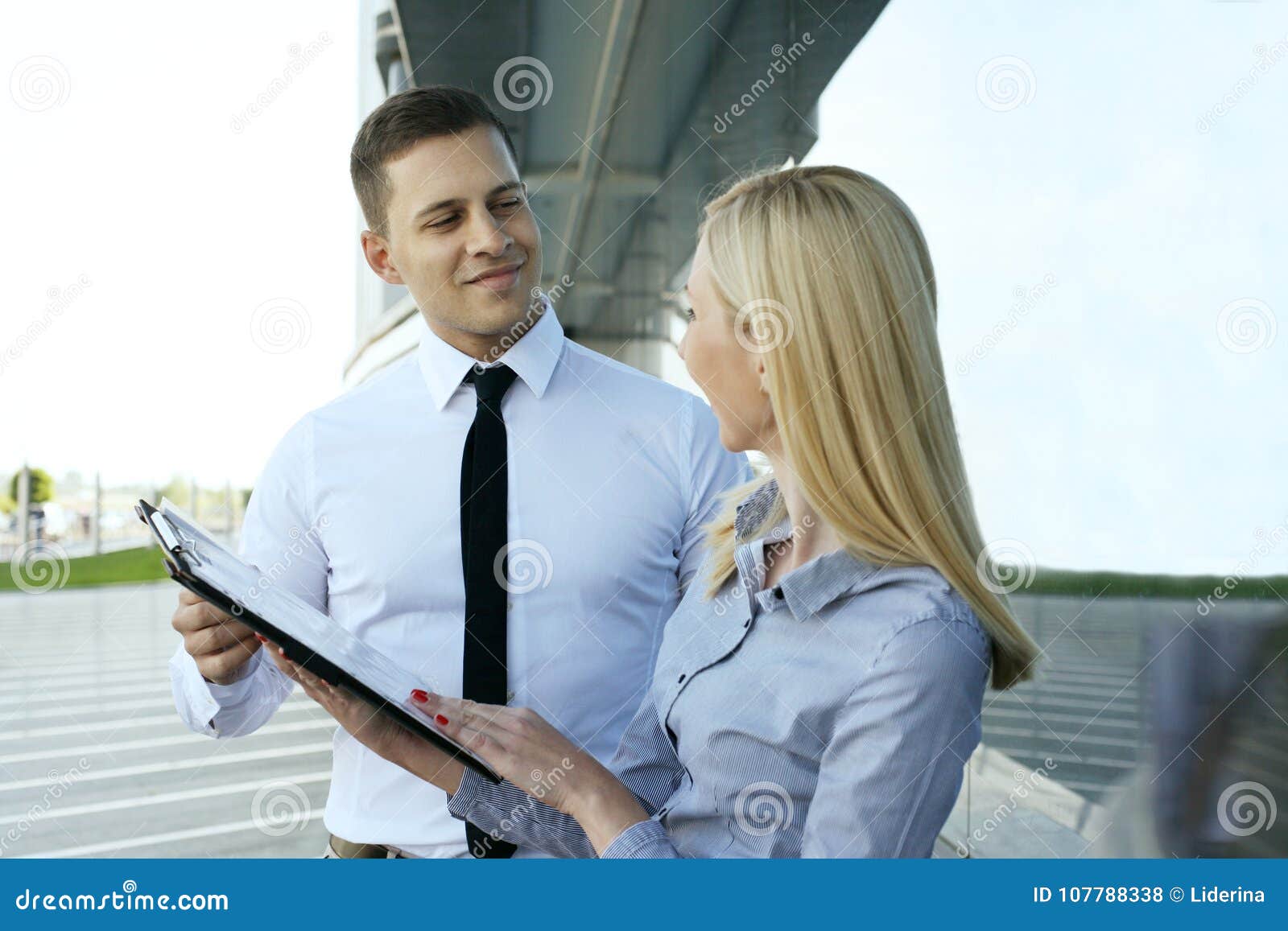 Two Colleagues in the Work. Stock Photo - Image of construction ...