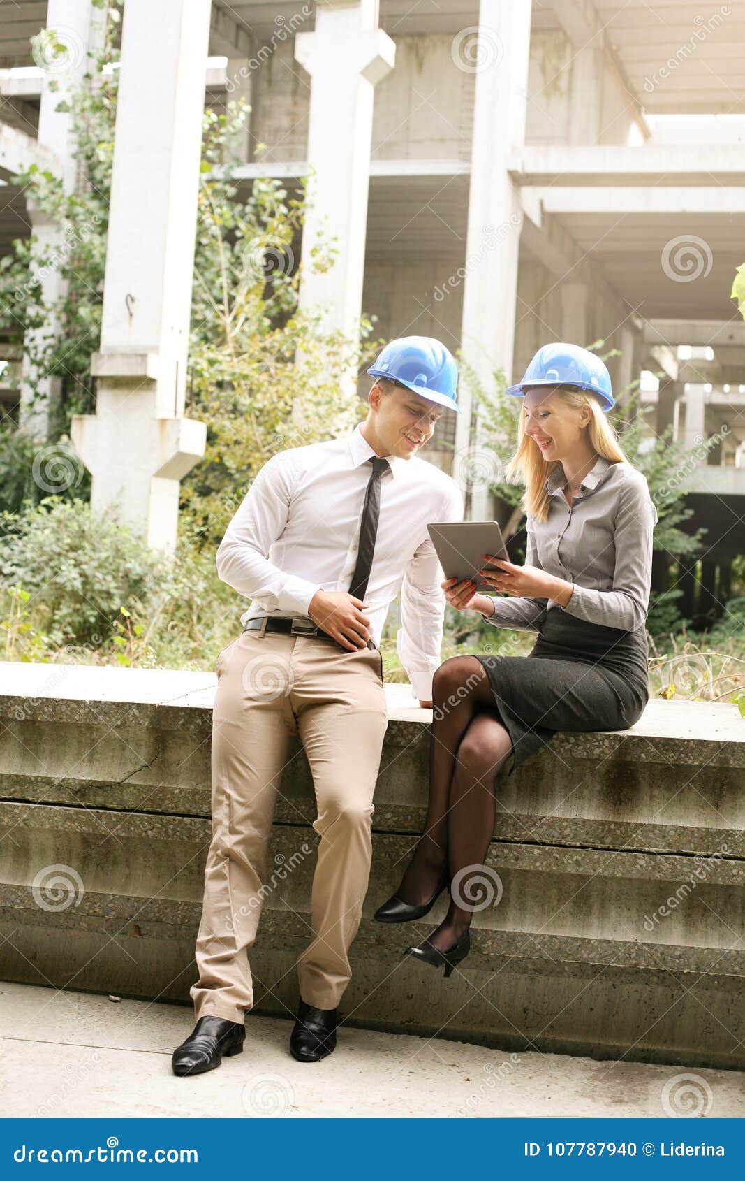 Two Colleagues in the Work. Stock Photo - Image of director ...