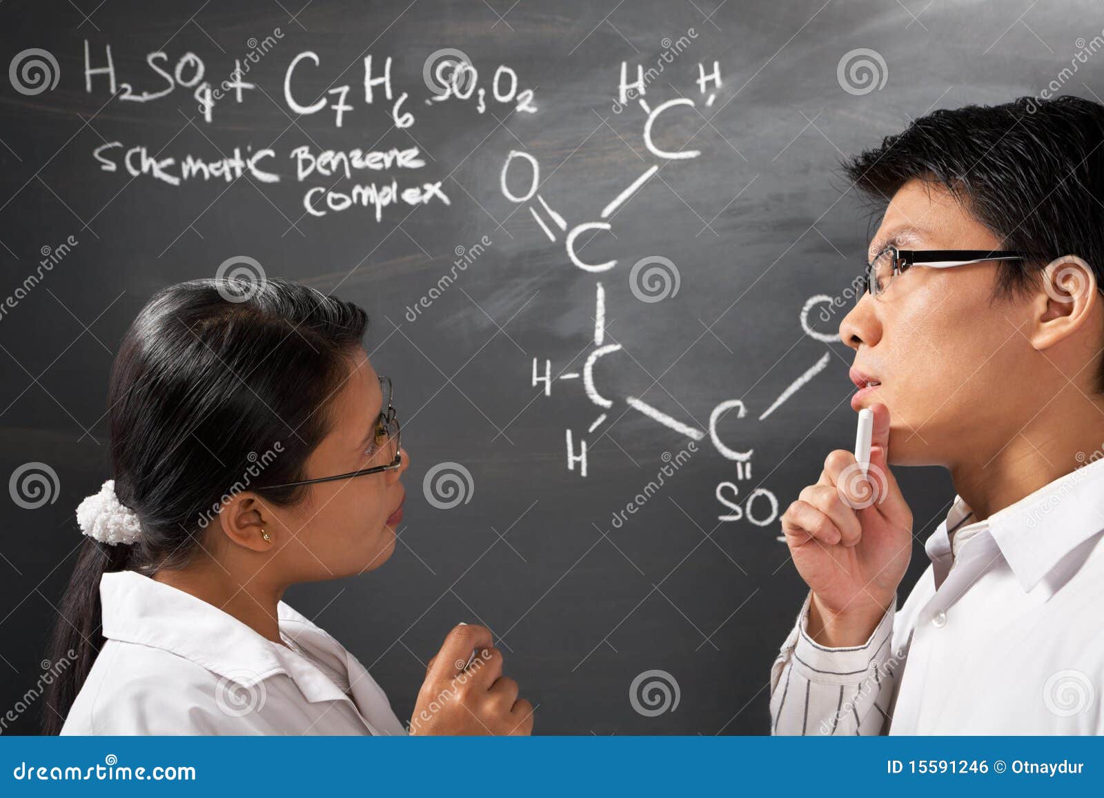 Two College Student Discussing Stock Photo - Image of glasses, people ...