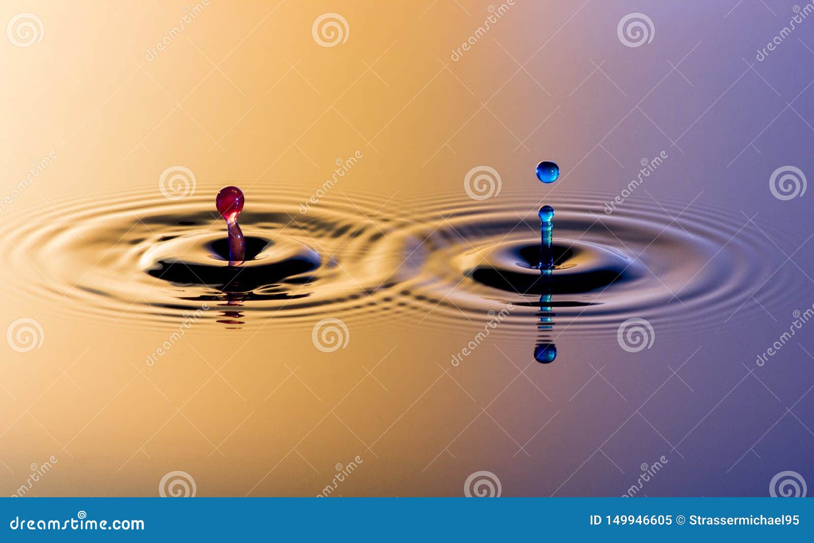 Two Water Splatter and Splash. Stock Image - Image of abstract ...