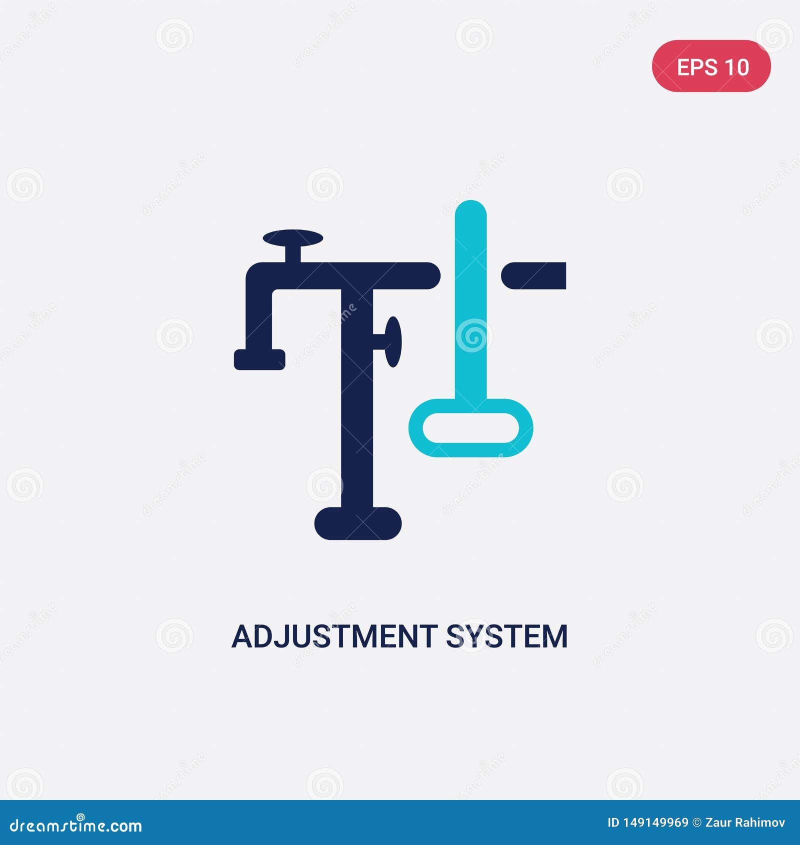 Two Color Adjustment System Vector Icon from Construction Concept ...