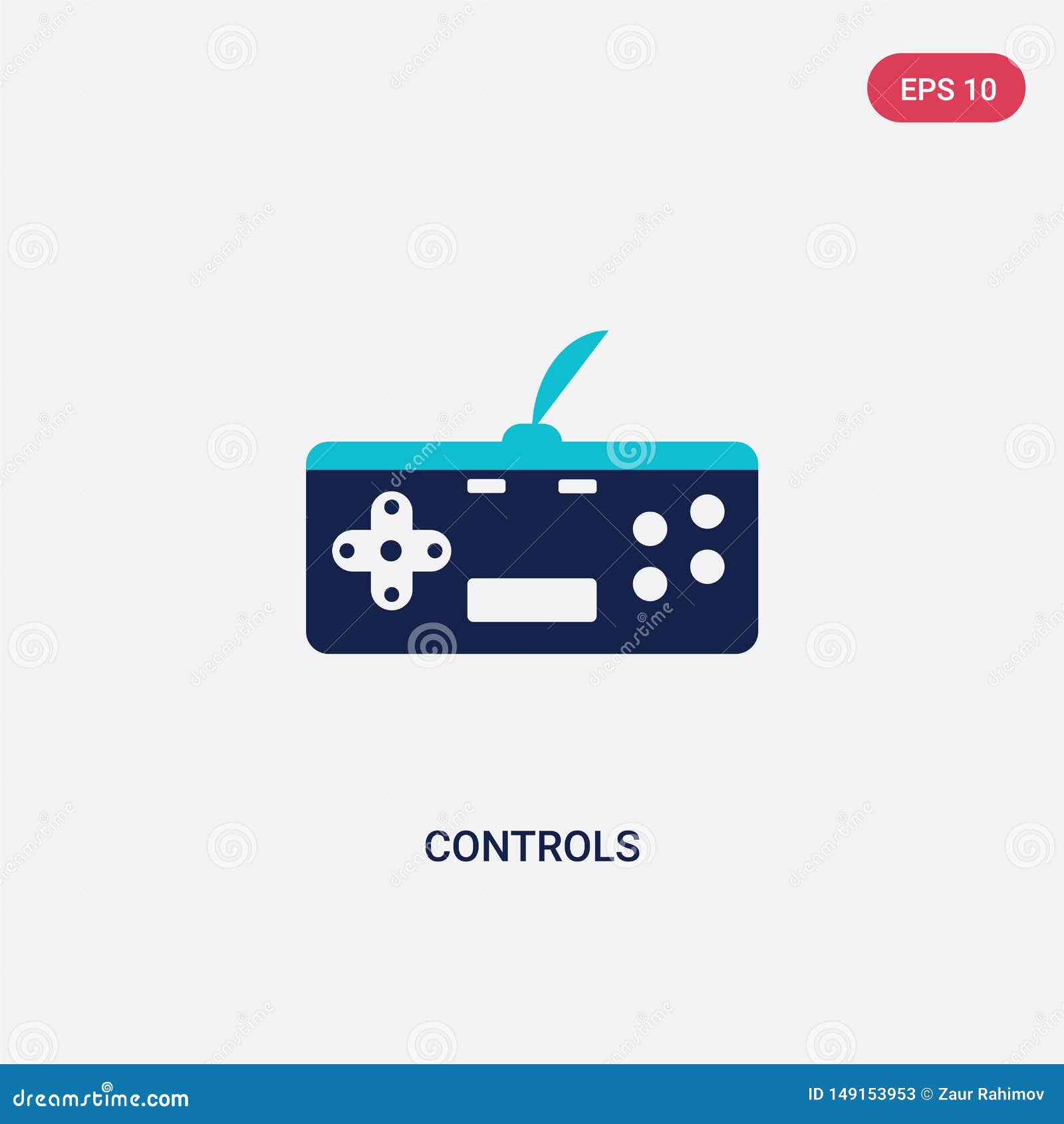 Controls Vector Icon On Transparent Background, Controls Logo Design ...
