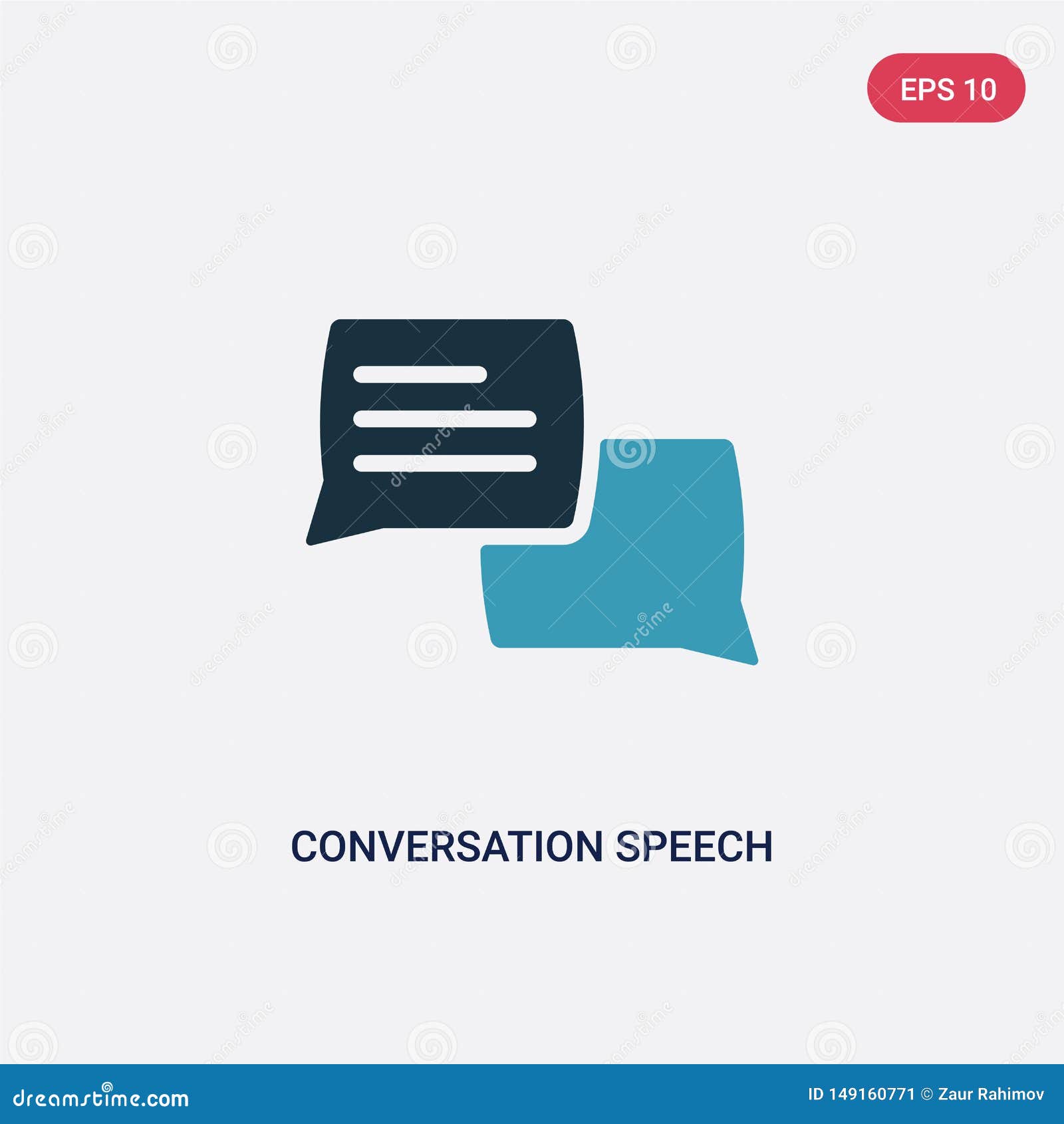 Two Color Conversation Speech Bubbles Vector Icon From Multimedia ... Two Color Conversation Speech Bubbles Vector Icon From Multimedia ...