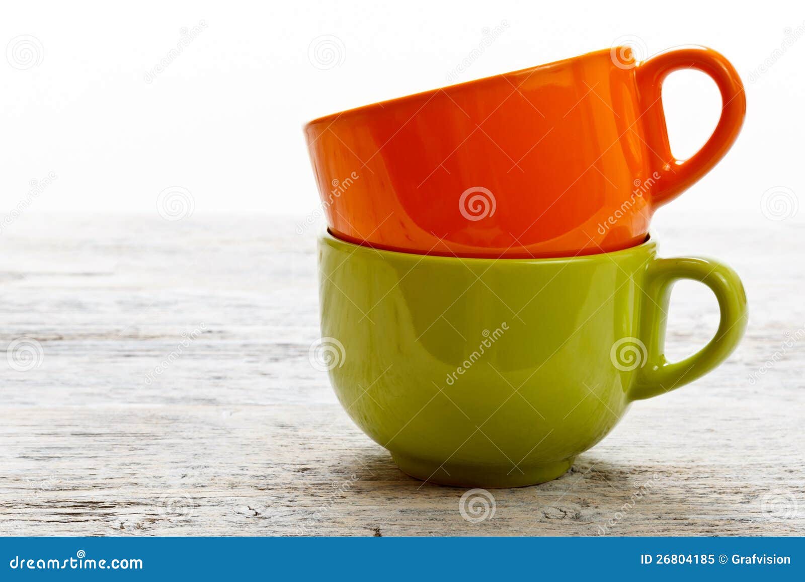Two color cups stock image. Image of pyramide, closeup - 26804185