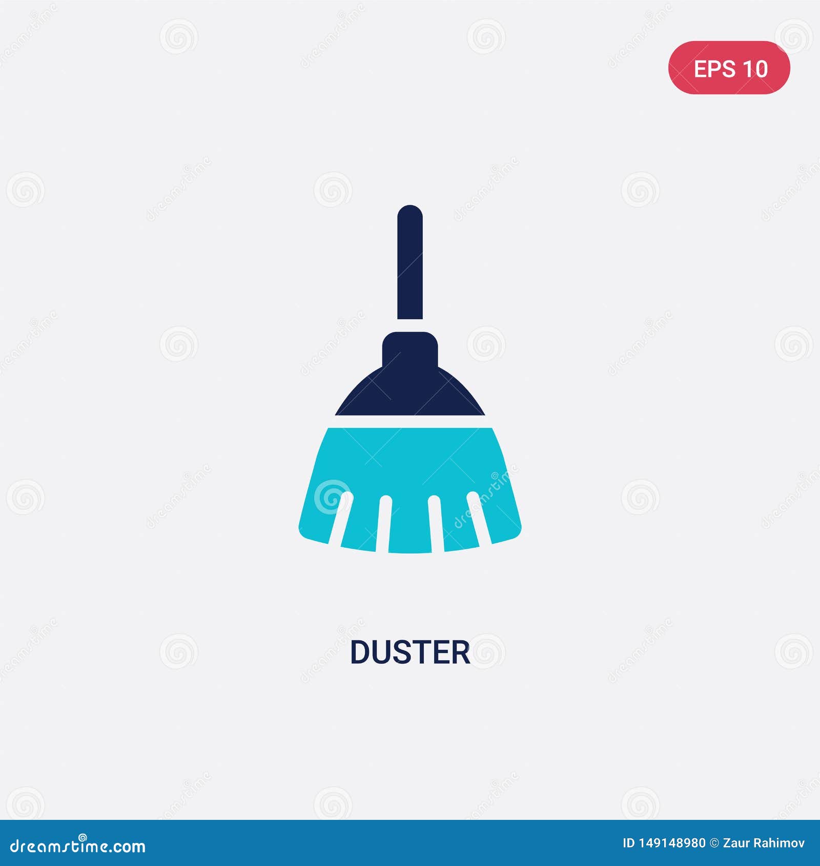 Duster Vector Icon On White Background. Flat Vector Duster Icon Symbol ...