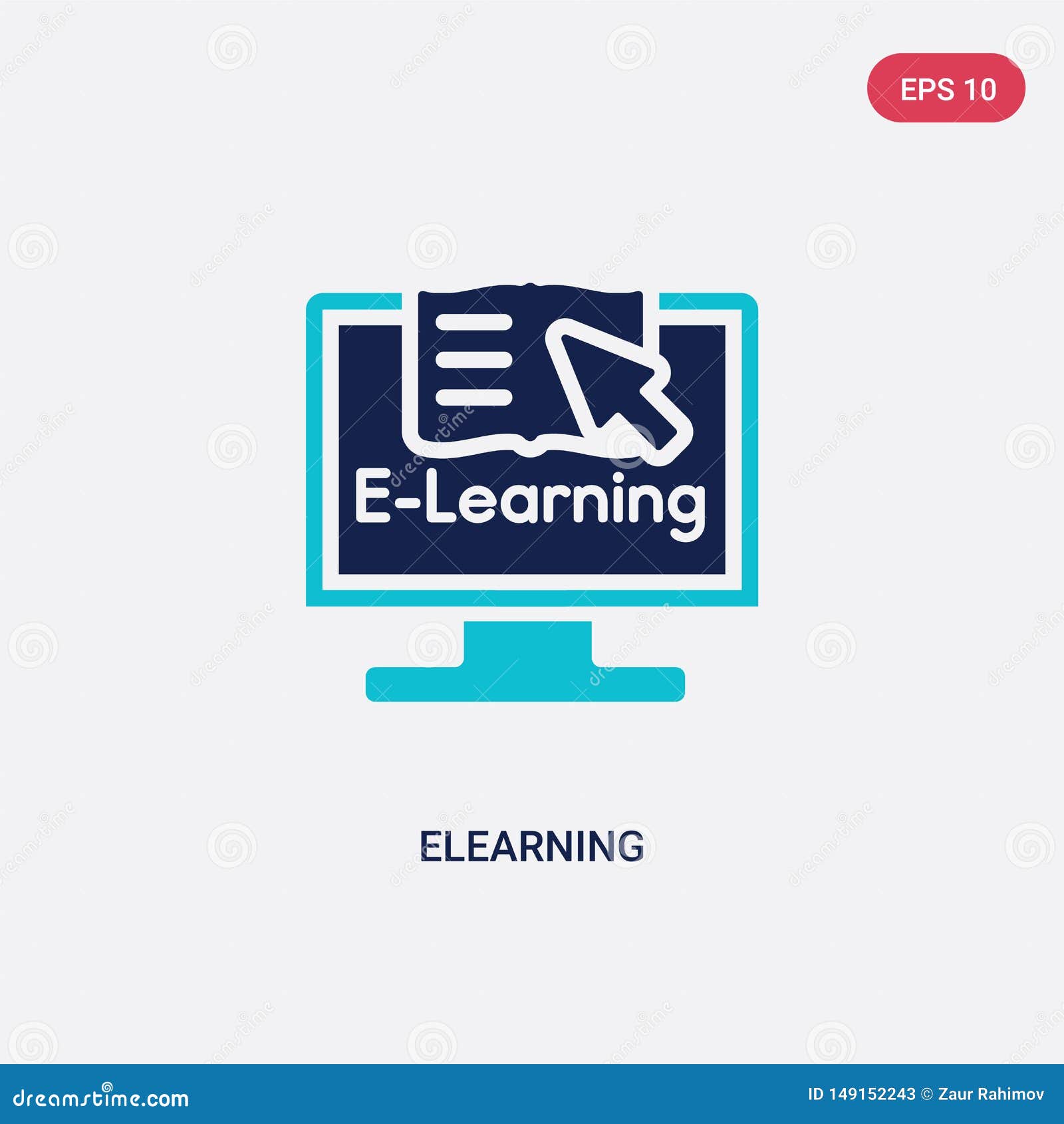 Elearning Isolated Icon. Simple Element Illustration From E-learning ...