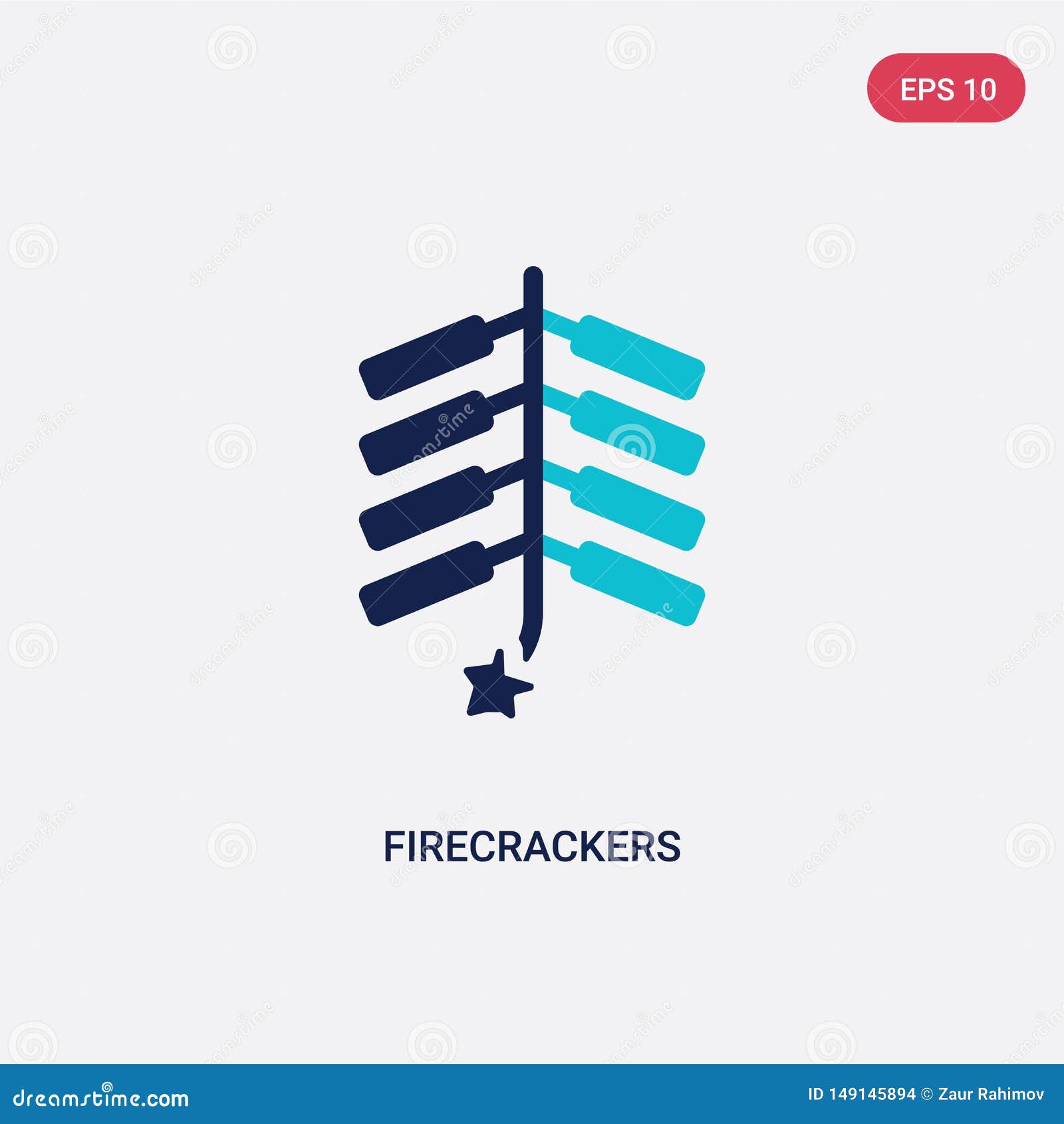 Firecrackers Vector Icon Isolated On Transparent Background, Fir ...