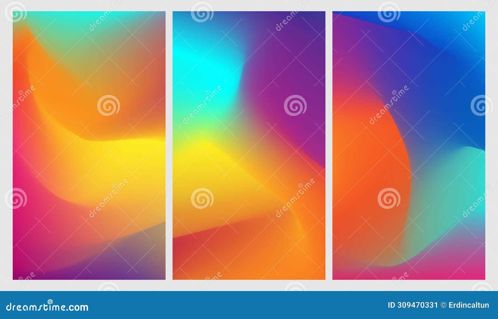Web Gradient Wave Colors Vector Art Design Stock Vector - Illustration ...
