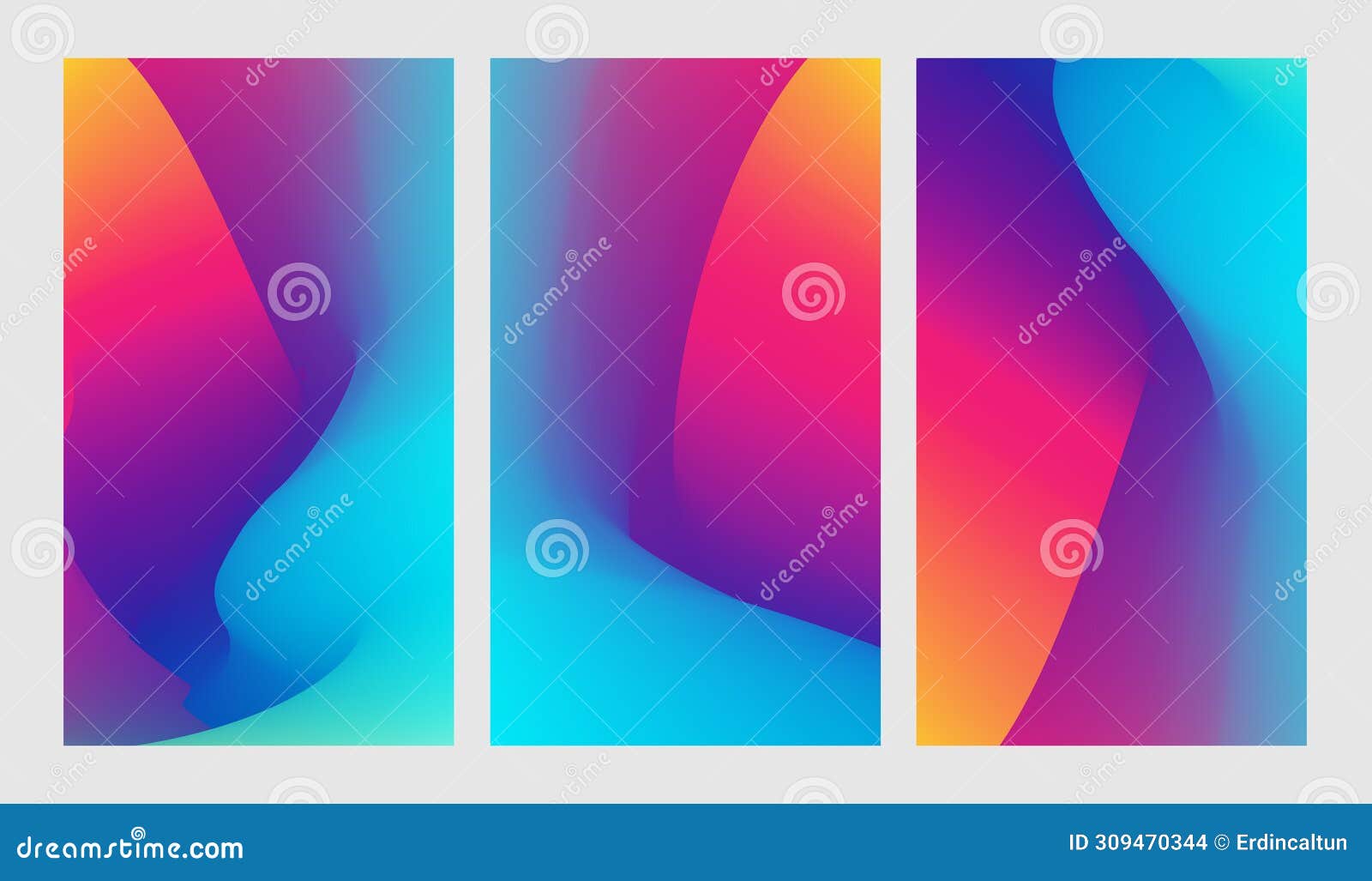 Web Gradient Wave Colors Vector Art Design Stock Vector - Illustration ...